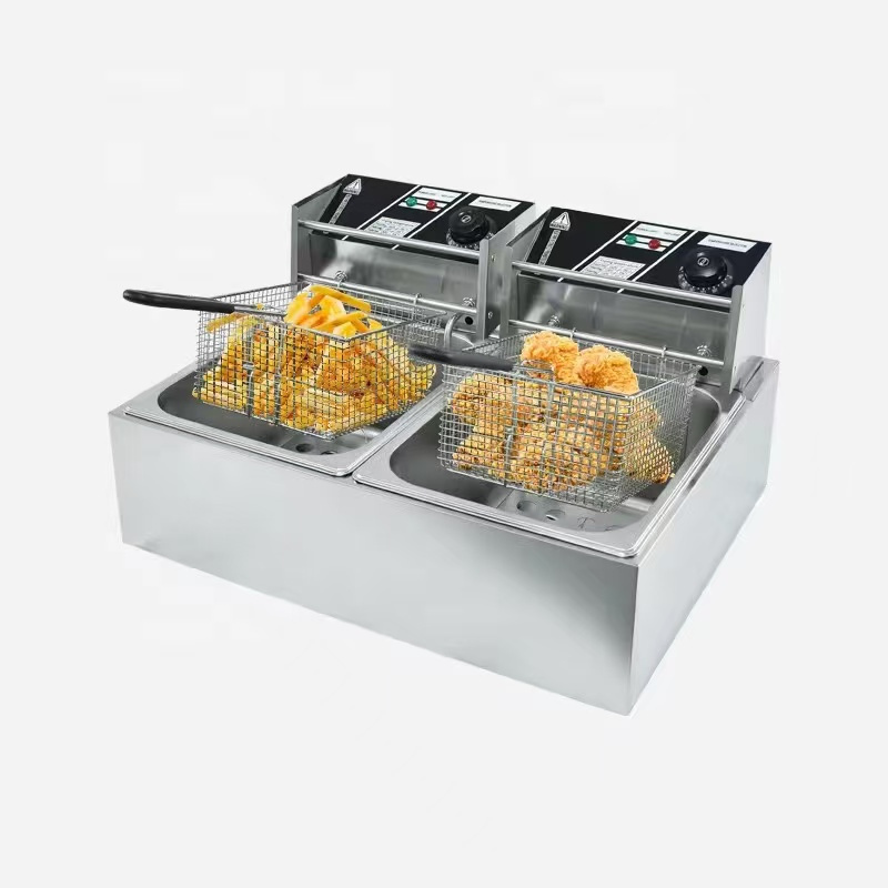 Electric deep frying machine